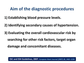 Diagnostic evaluation of HTN | PPTX