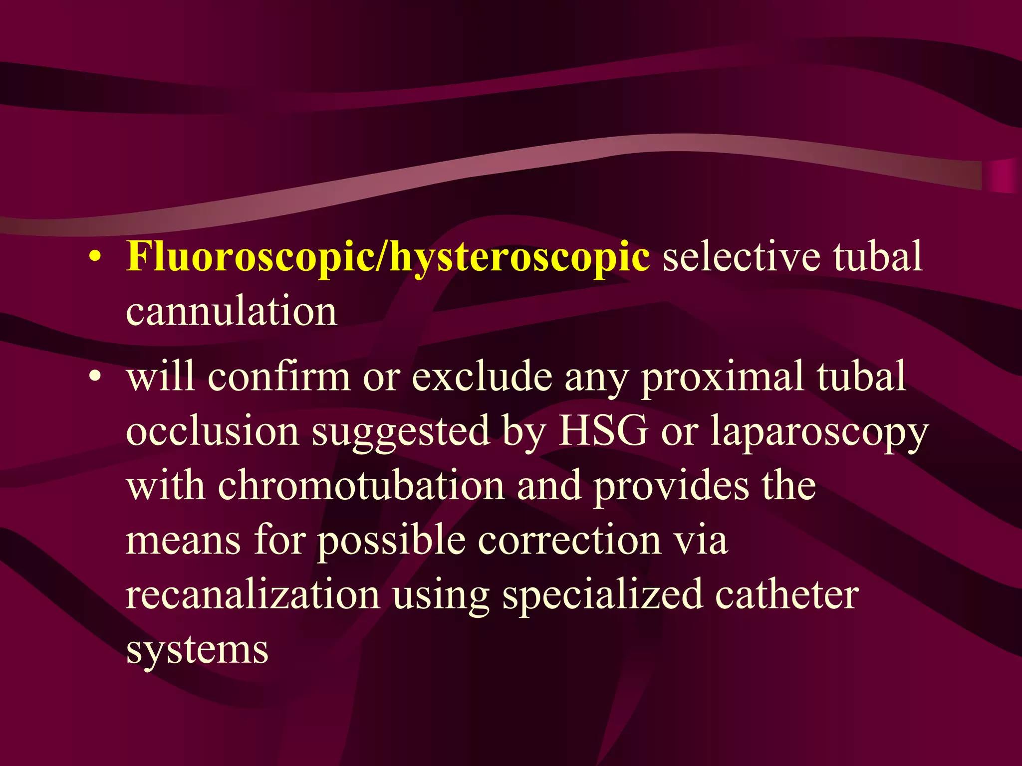 Diagnostic evaluation of the infertile female | PPTX
