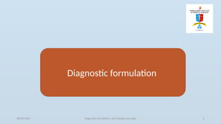 Formulation for Final year Diagnosticear postgraduates 04-03-23.pptx