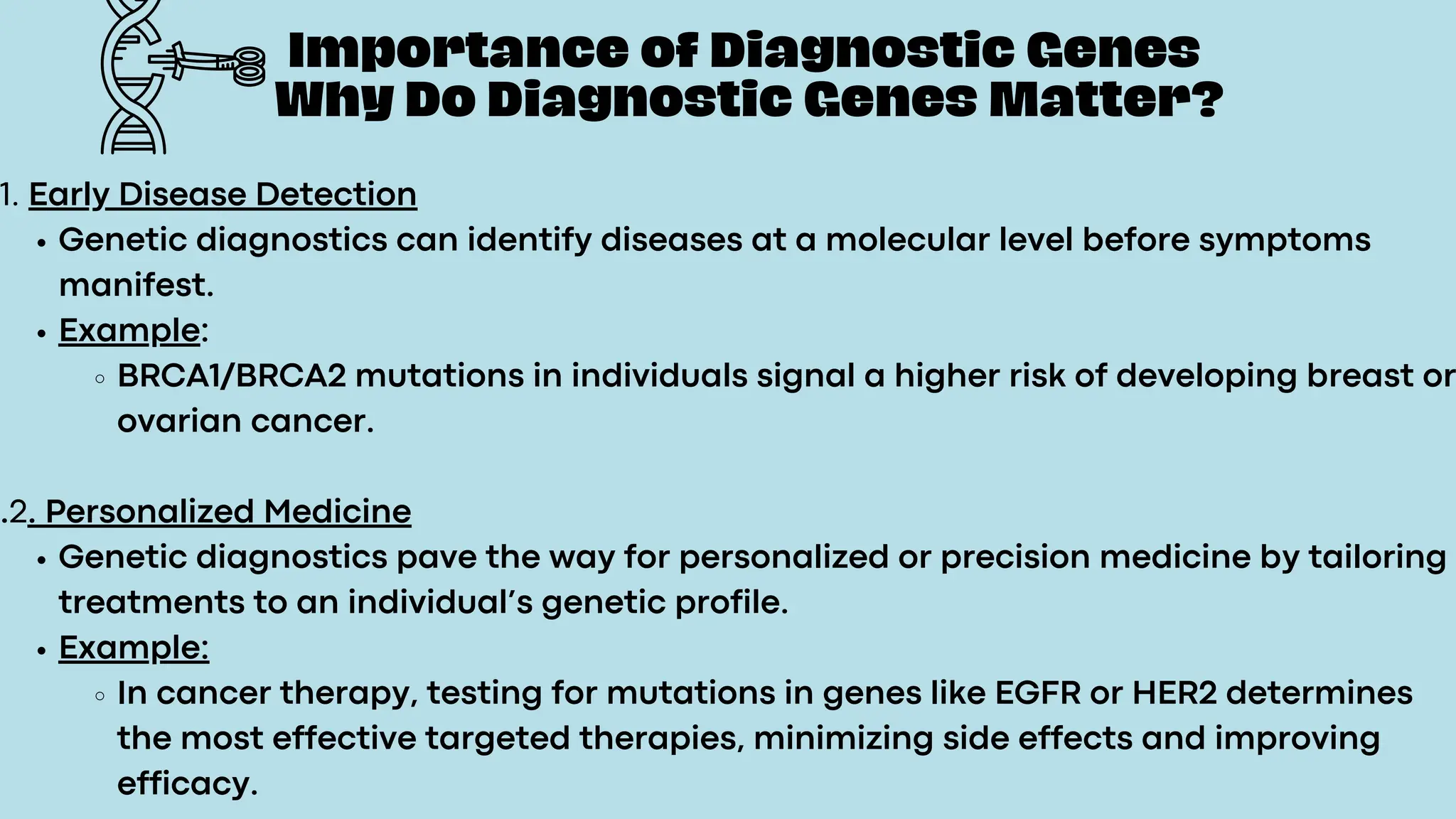 Diagnostic Genes Unlocking the Future of Precision Medicine | PDF