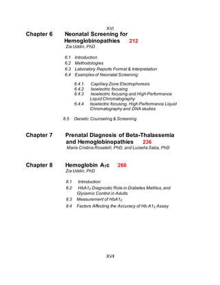 Diagnostic hemoglobinopathies Second Edition | DOCX