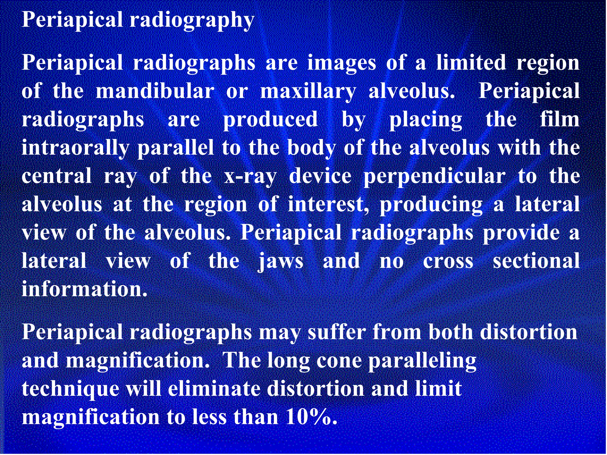 Diagnostic imaging/ oral surgery courses | PPT