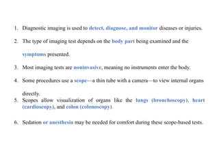 Diagnostic Imaging mri, ct, x ray, .pptx
