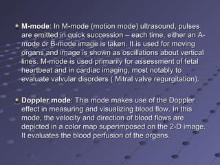 Ultrasound and imaging | PPT