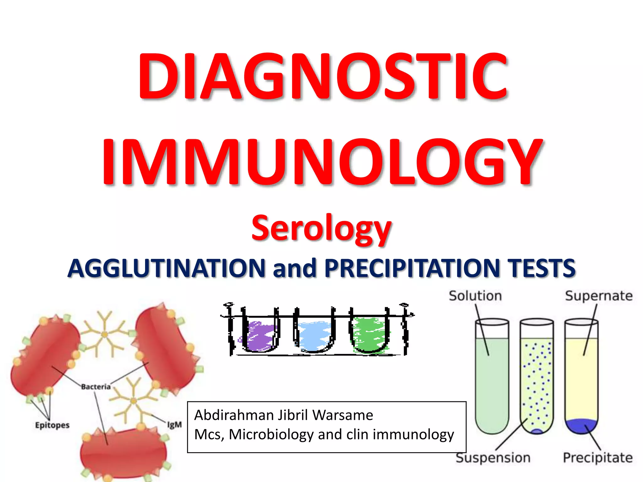 Diagnostic immunology presentation | PPTX