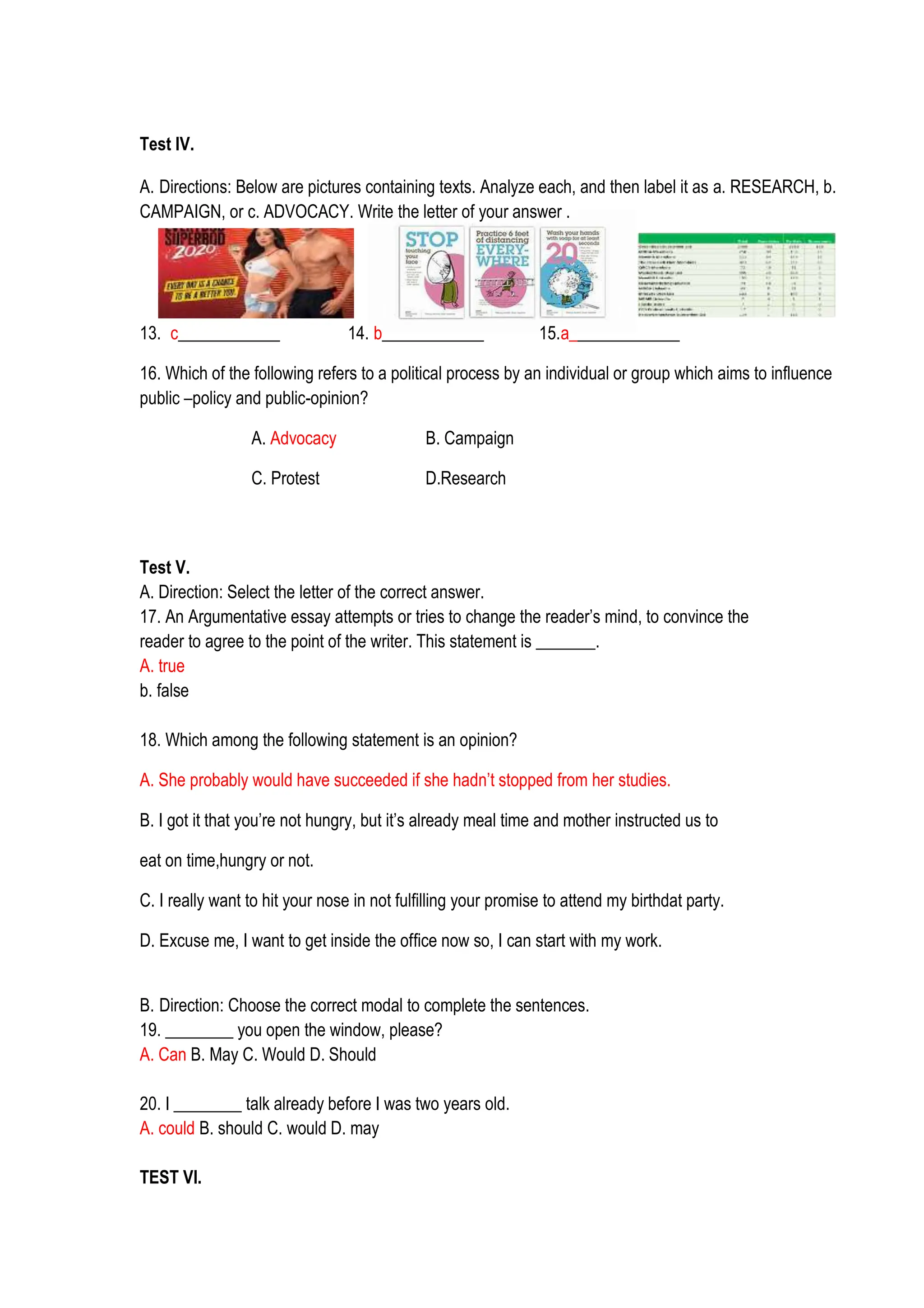 DIAGNOSTIC IN ENGLISH 10 answer key.docx