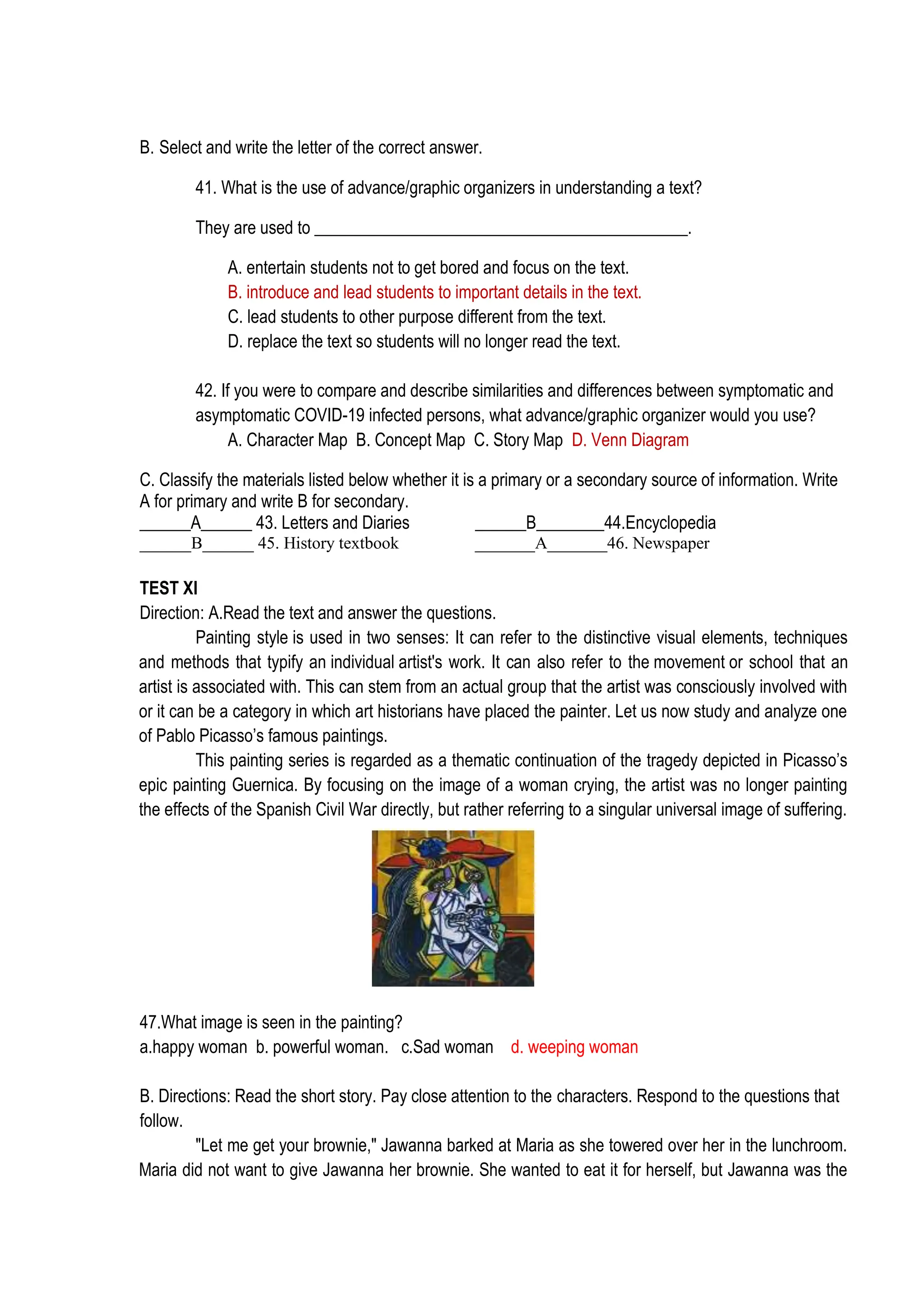 DIAGNOSTIC IN ENGLISH 10 answer key.docx