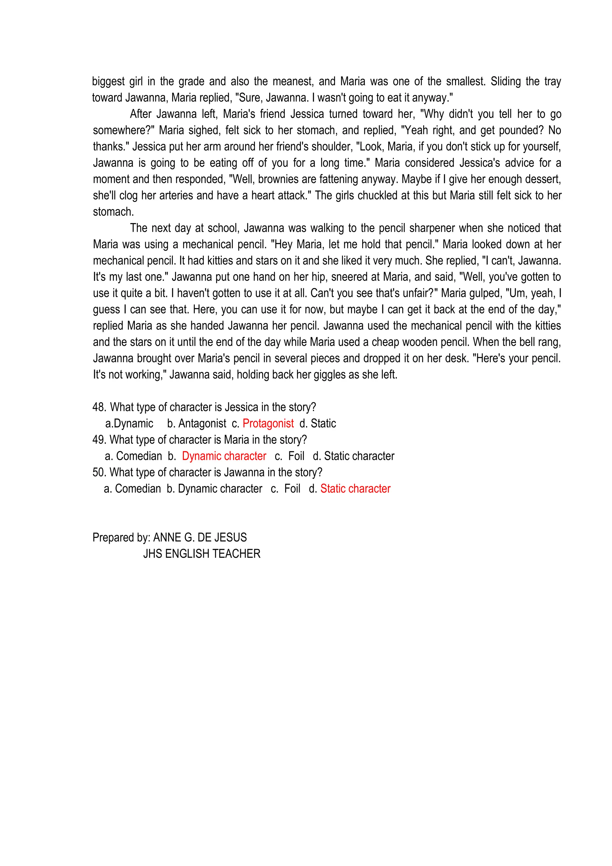 DIAGNOSTIC IN ENGLISH 10 answer key.docx