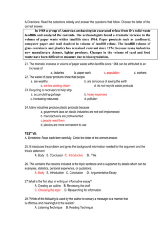 DIAGNOSTIC IN ENGLISH 10 answer key.docx