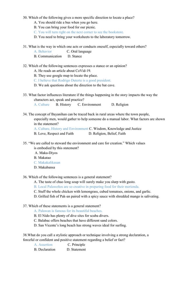 DIAGNOSTIC IN ENGLISH GRADE 7 WITH ASNWER KEY.docx