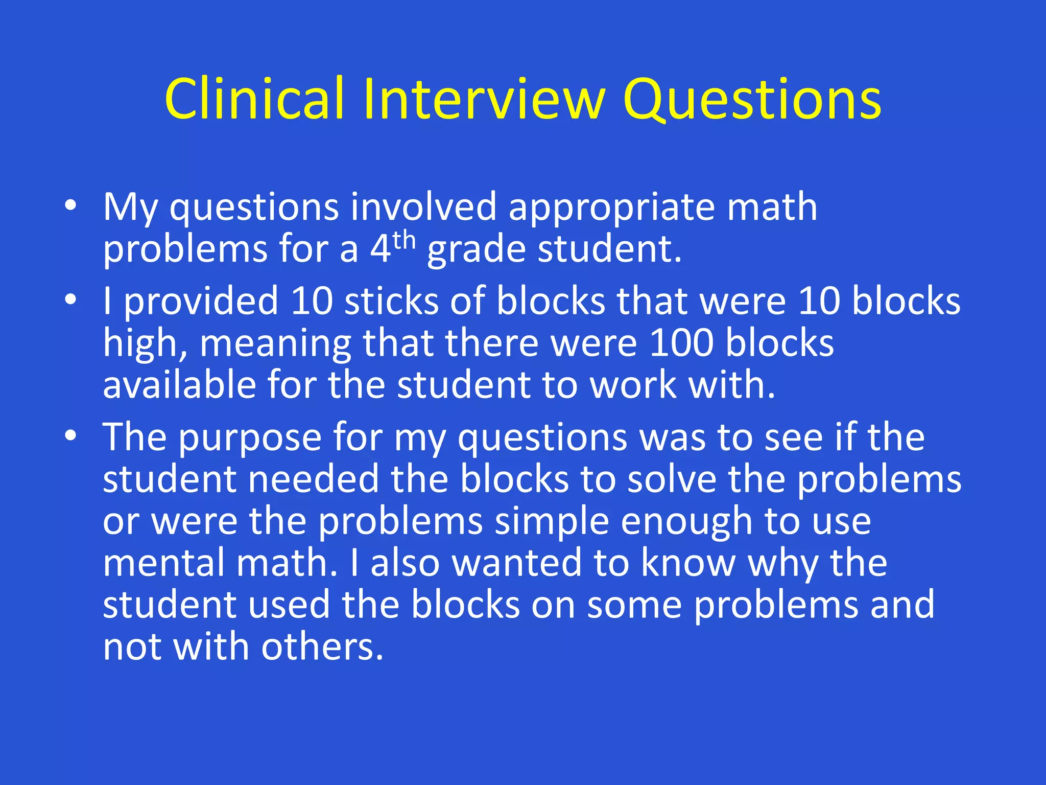 Diagnostic Interview | PPTX