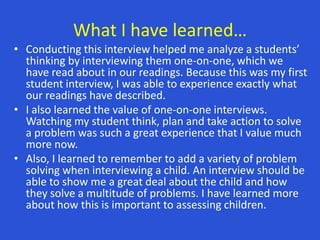 Diagnostic Interview | PPTX