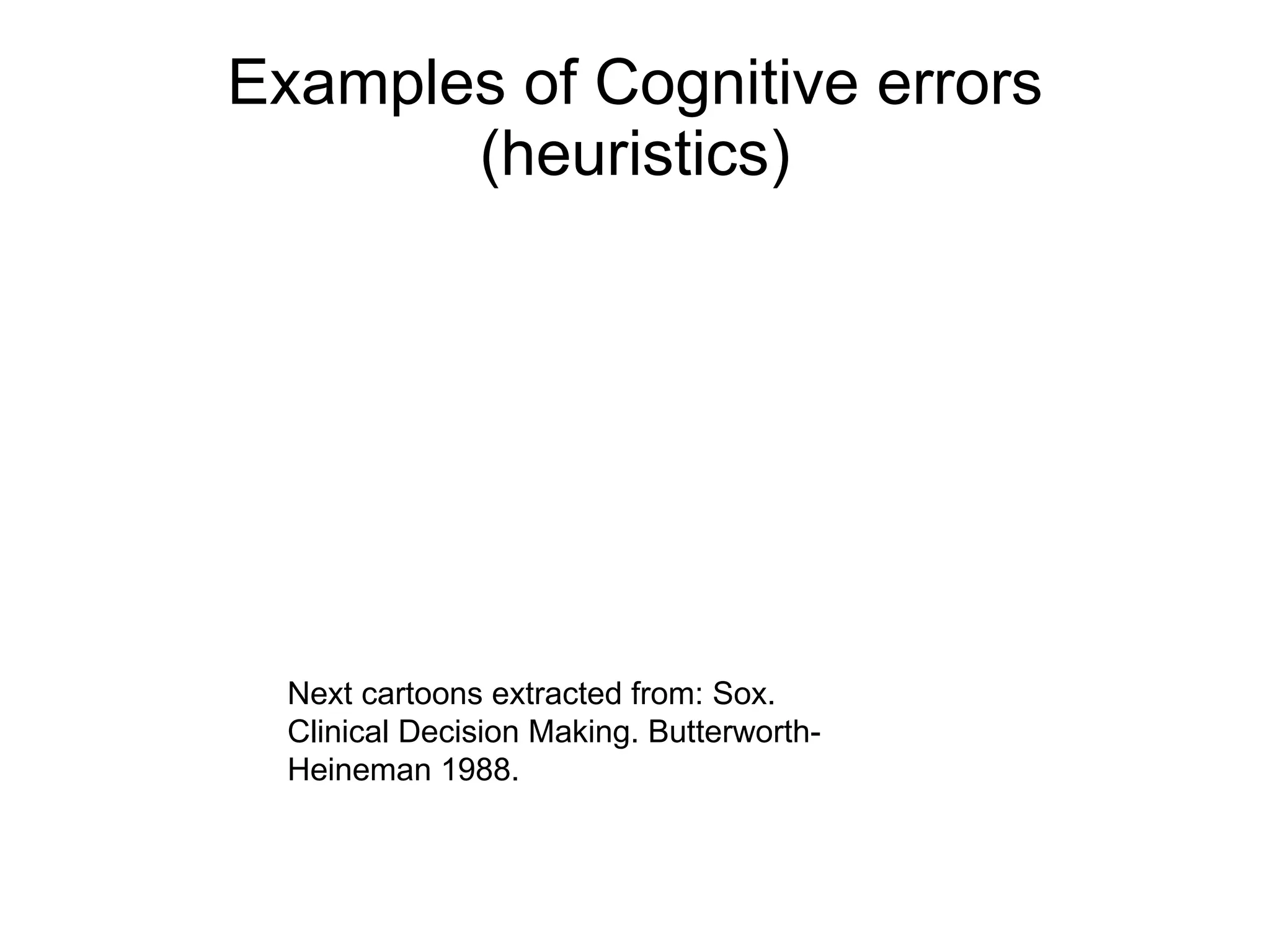 Diagnostic error in Medicine | PPT