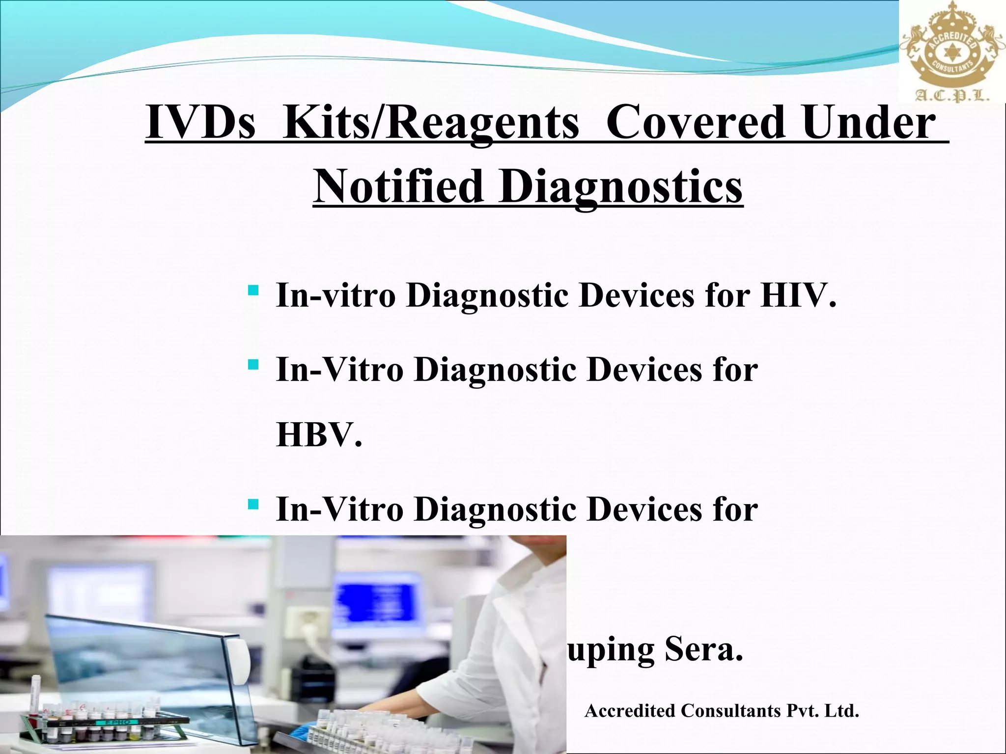 Diagnostic Kits Registration in India | PPT