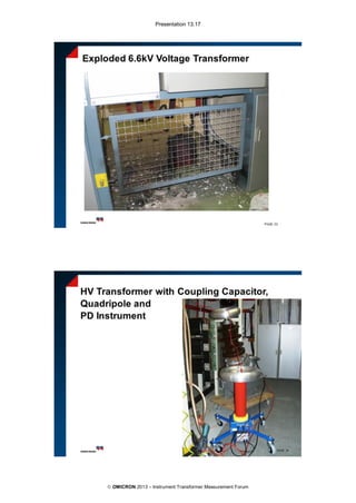 Diagnostic measurements on instrument transformers | PDF