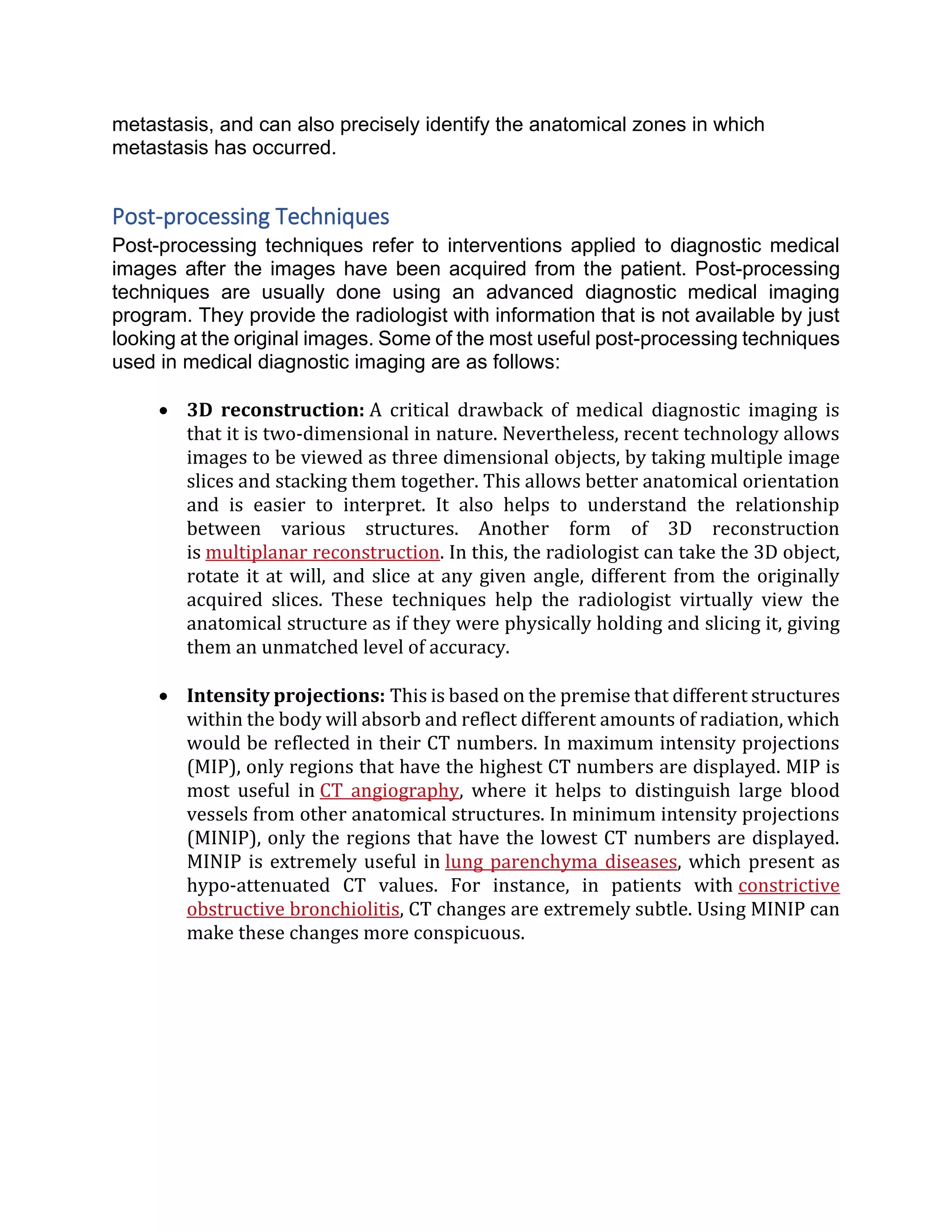 Diagnostic medical imaging | PDF