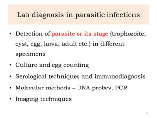 Diagnostic methods in intestsinal parasites | PPT