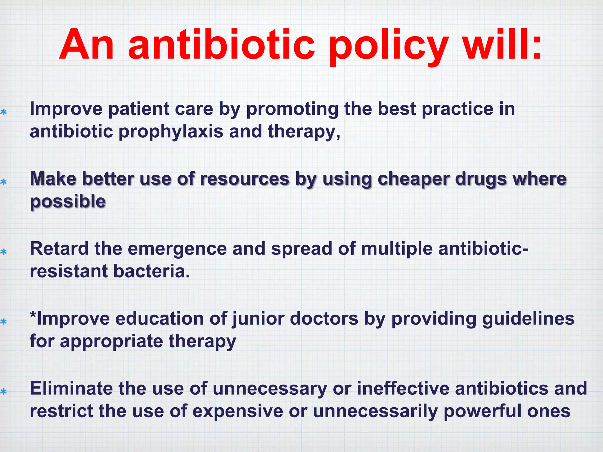 Diagnostic microbiology in Antibiotic policy | PPTX