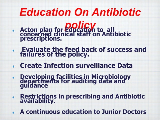 Diagnostic microbiology in Antibiotic policy | PPTX