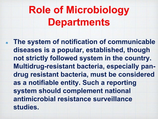 Diagnostic microbiology in Antibiotic policy | PPTX