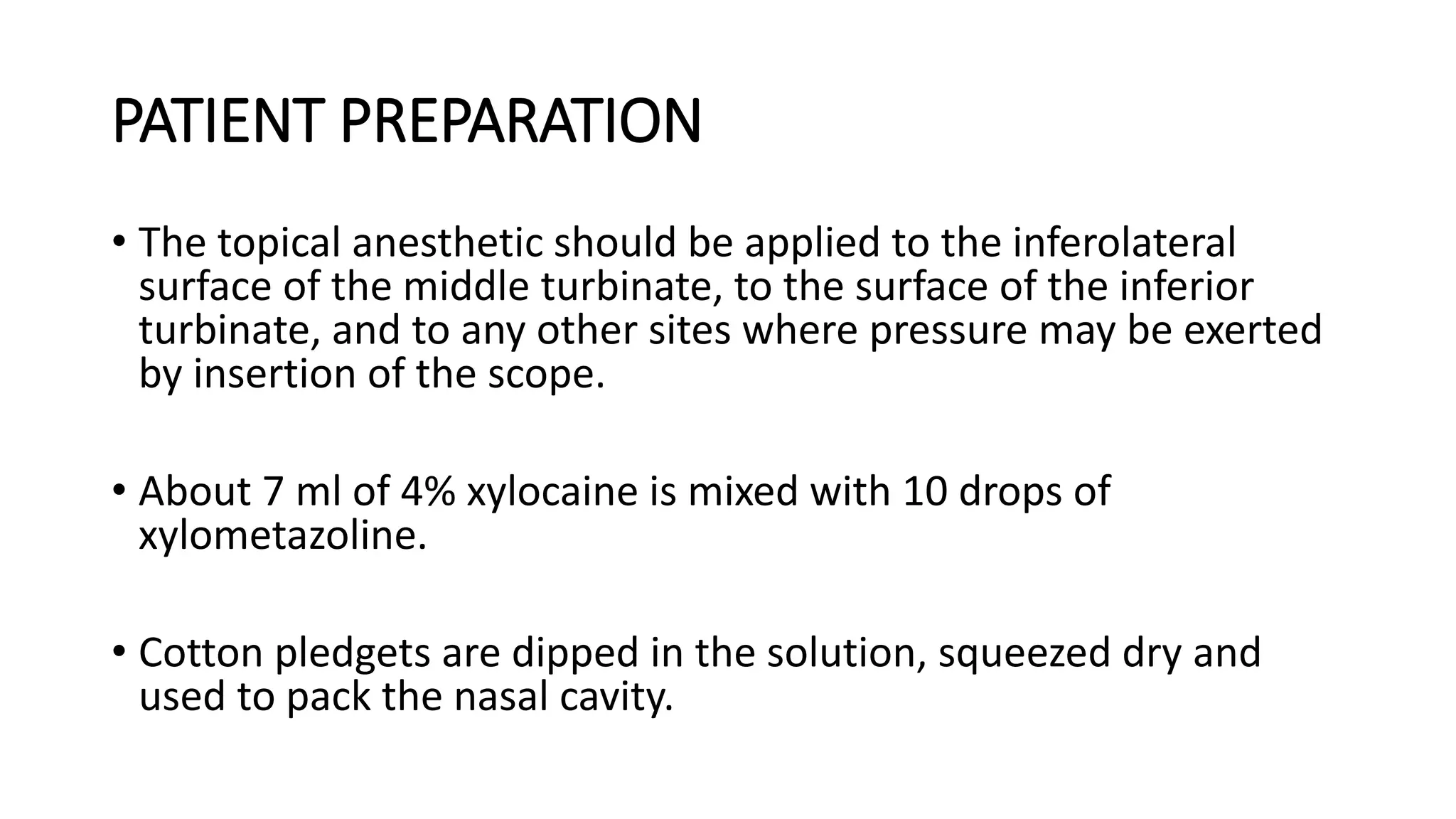 Diagnostic nasal endoscopy | PPTX