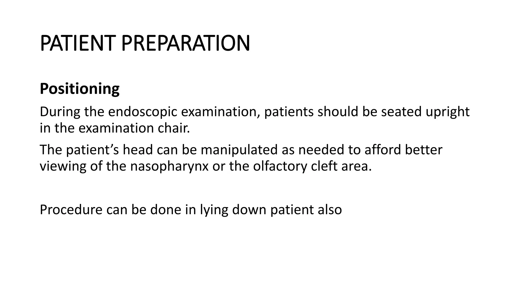Diagnostic nasal endoscopy | PPTX