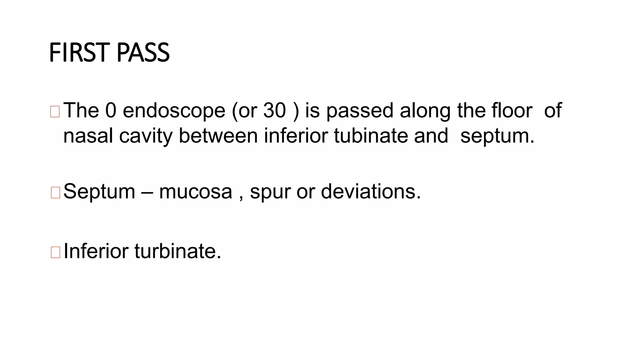 Diagnostic nasal endoscopy | PPTX