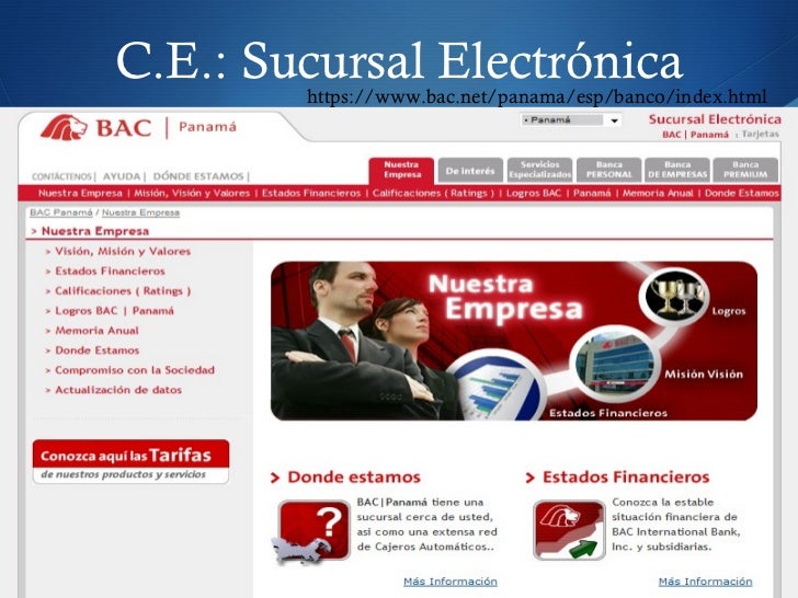 Bac sucursal electronica - garetlog