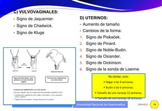 DIAGNOSTICO DE EMBARAZO EN OBSTETRICIA EN INTERNADO | PPTX