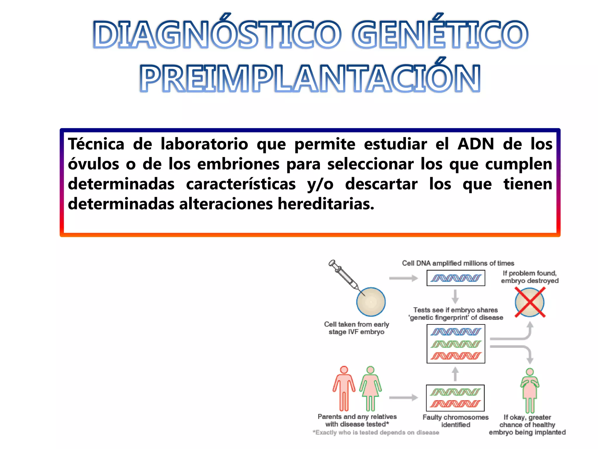 Diagnostico genetico preimplantacion | PPT