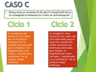 Diagnostico genetico preimplantacion | PPTX
