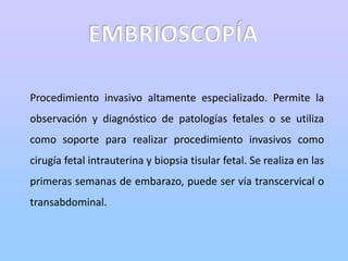 Diagnostico prenatal y agentes teratogénicos | PPSX