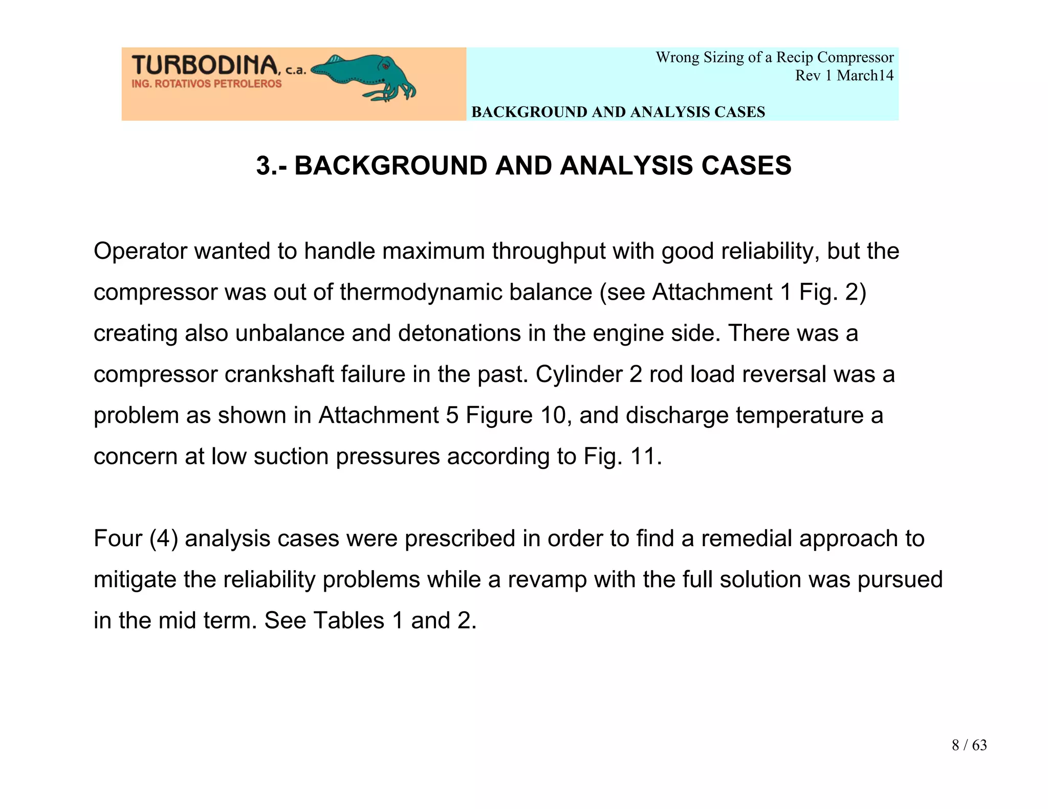 Wrong Sizing of a Reciprocating Compressor | PDF