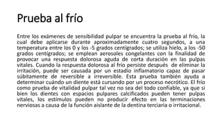 Diagnostico pulpar | PPTX