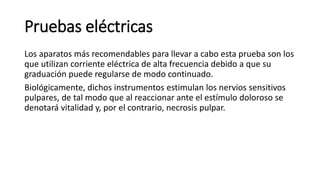 Diagnostico pulpar | PPTX