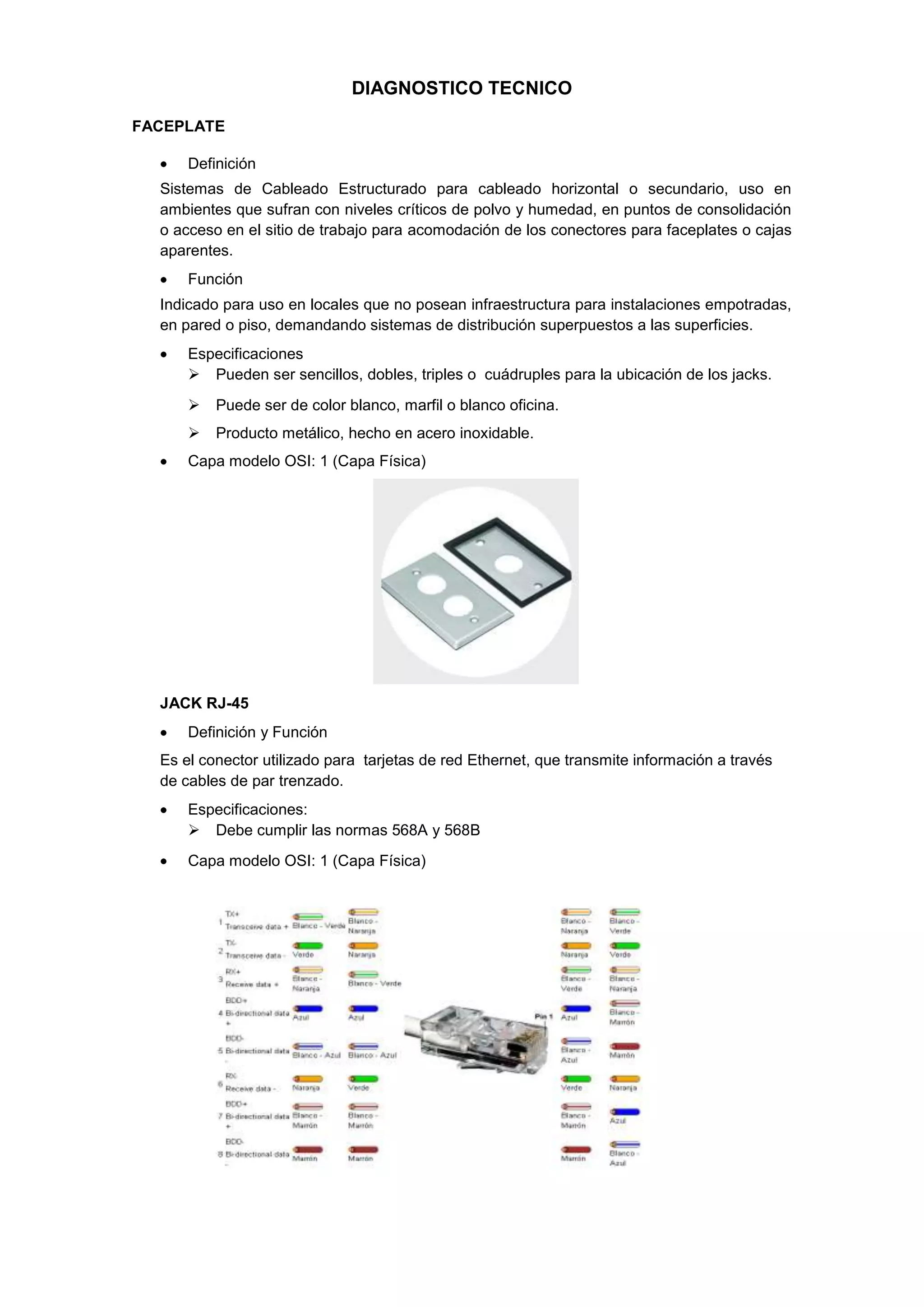 Diagnostico tecnico | DOCX