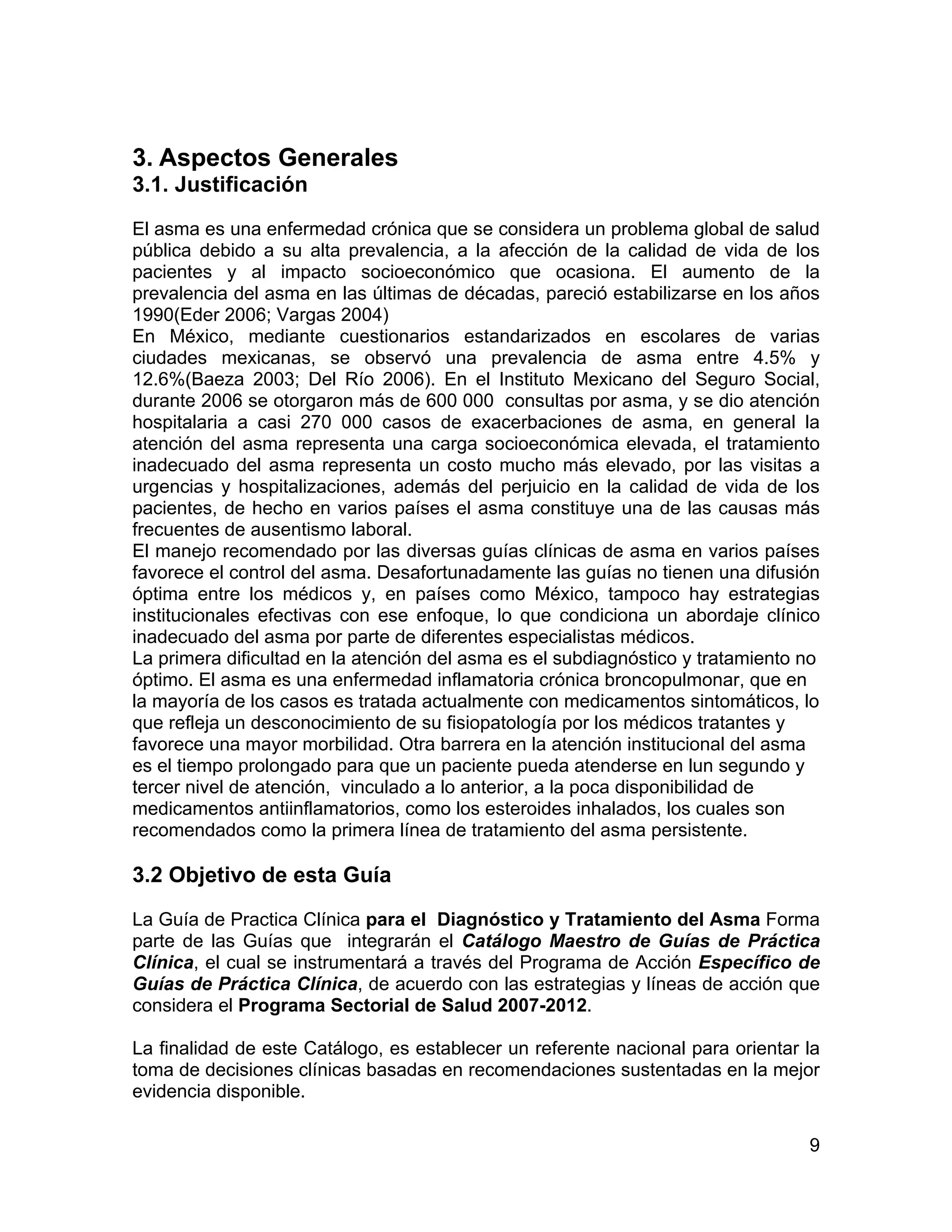Diagnostico y tratamiento del asma guias imss | PDF