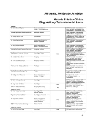 Diagnostico y tratamiento del asma guias imss | PDF