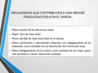 Diagnostico y tratamiento de osteoprosis en varones | PPT