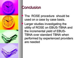 Diagnostic power of rose in tbna | PPT | Lung and Respiratory Health ...