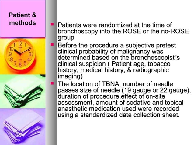 Diagnostic power of rose in tbna | PPT | Lung and Respiratory Health ...