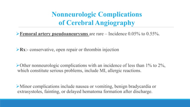 Diagnostic procedure of dsa and management of its | PPTX