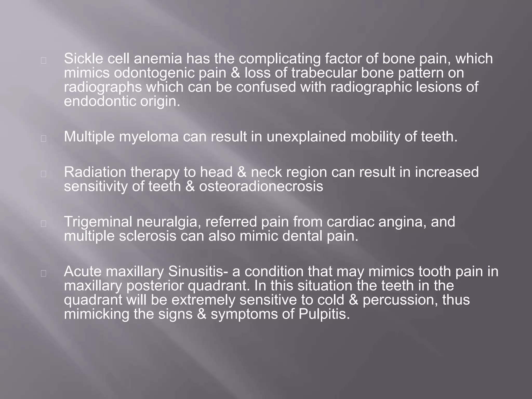 Diagnostic procedures in endodontics | PPTX