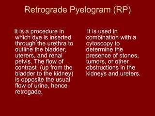 Diagnostic Procedures Of The Urinary System | PPT