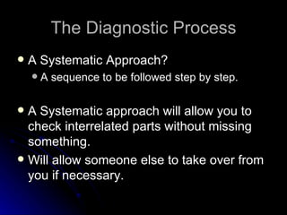 Diagnostic process | PPT
