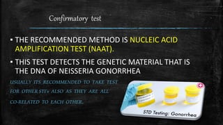Neisseria gonorrhea | PPTX