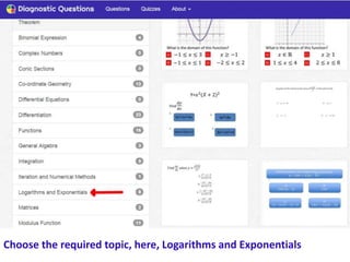 Diagnostic questions create quiz | PPT