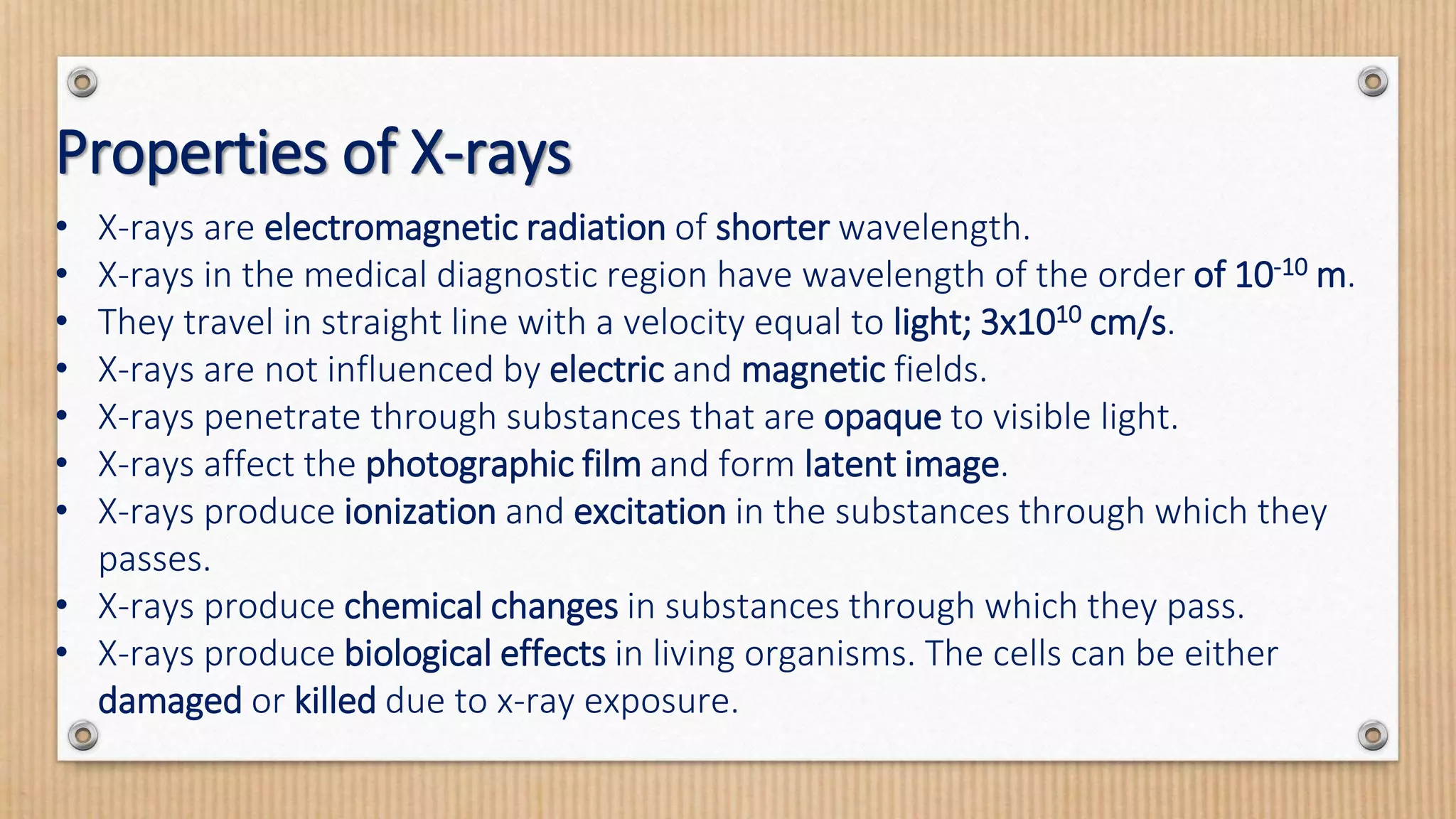 Diagnostic radiography concepts x ray equipment | PPTX