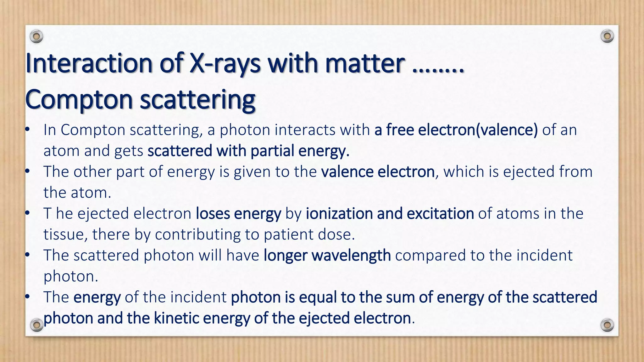 Diagnostic radiography concepts x ray equipment | PPTX