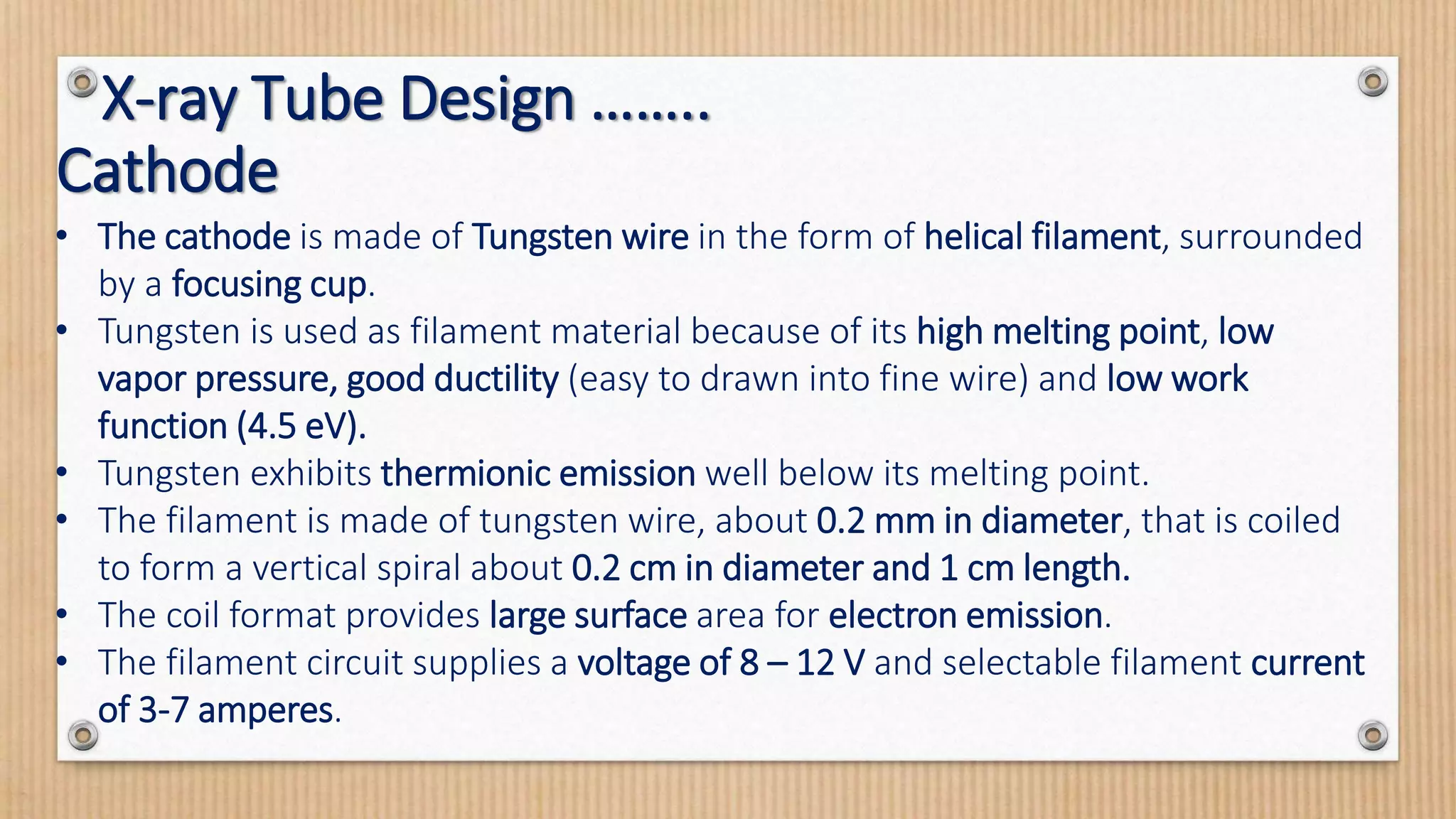 Diagnostic radiography concepts x ray equipment | PPTX